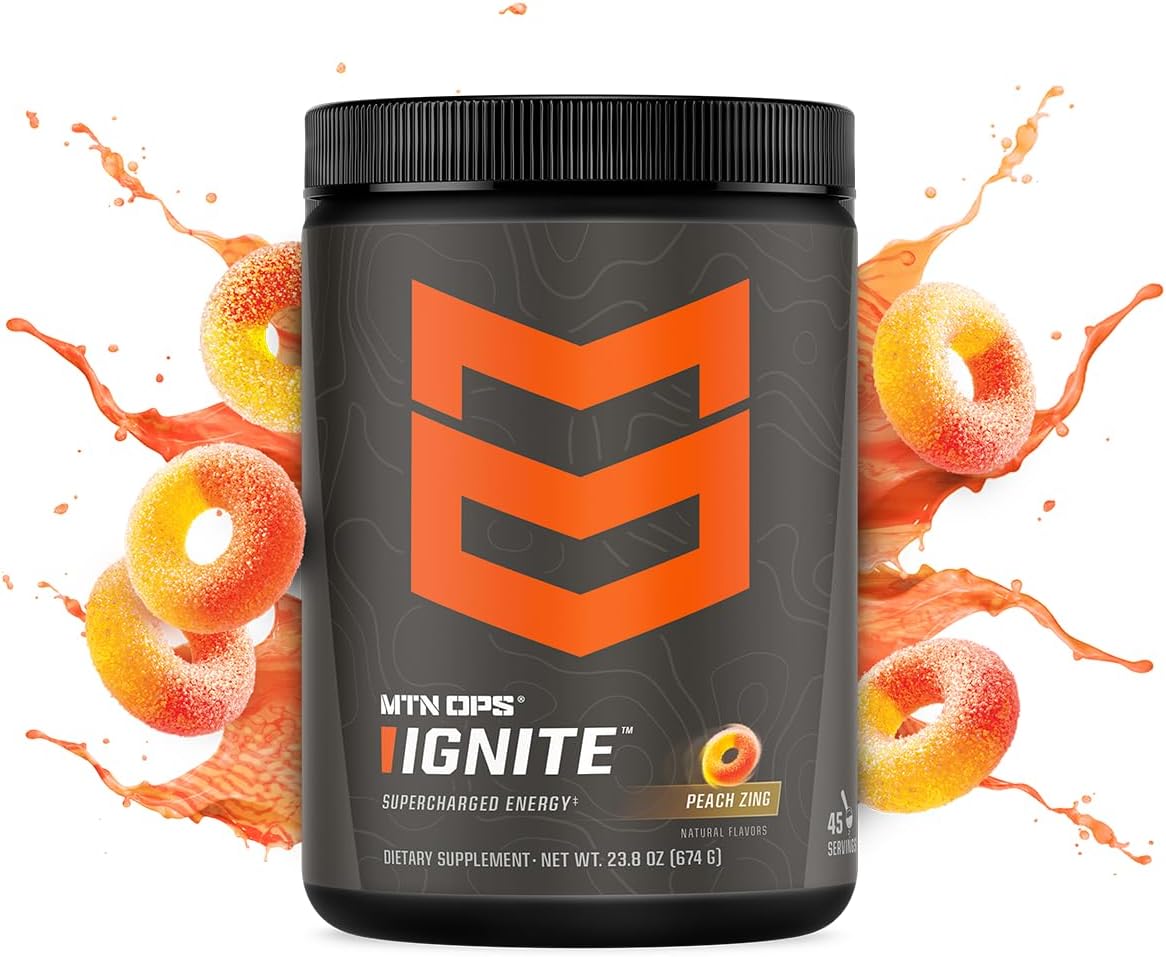 Amazon.com: MTN OPS Ignite Energy Drink Powder, Gluten Free Nitric ...