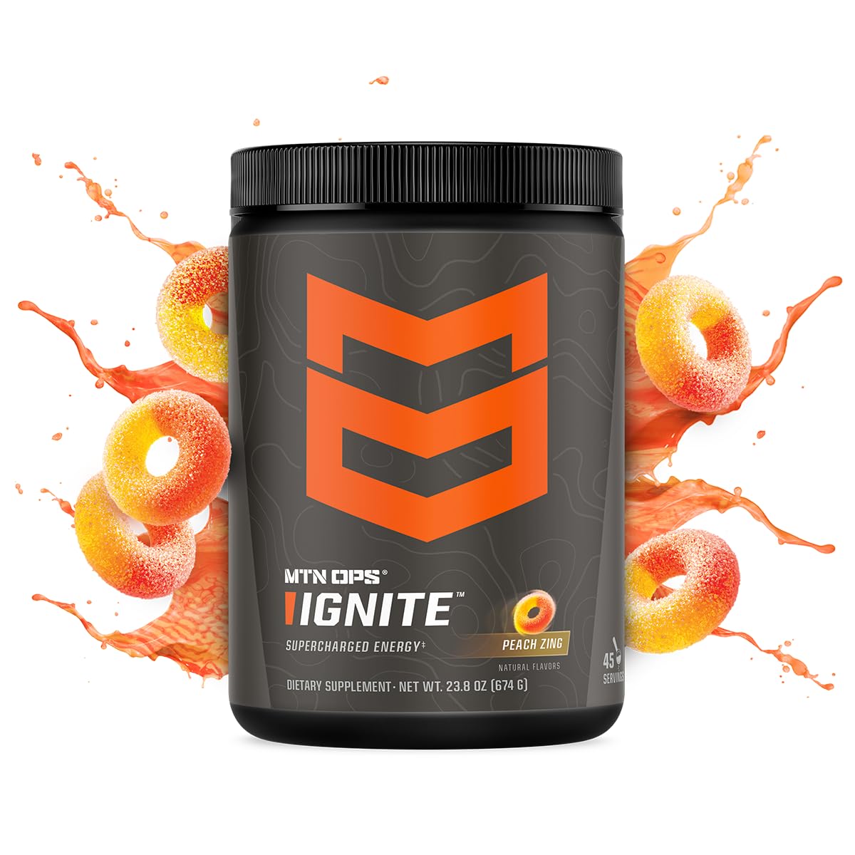 Amazon.com: MTN OPS Ignite Energy Drink Powder, Gluten Free Nitric ...