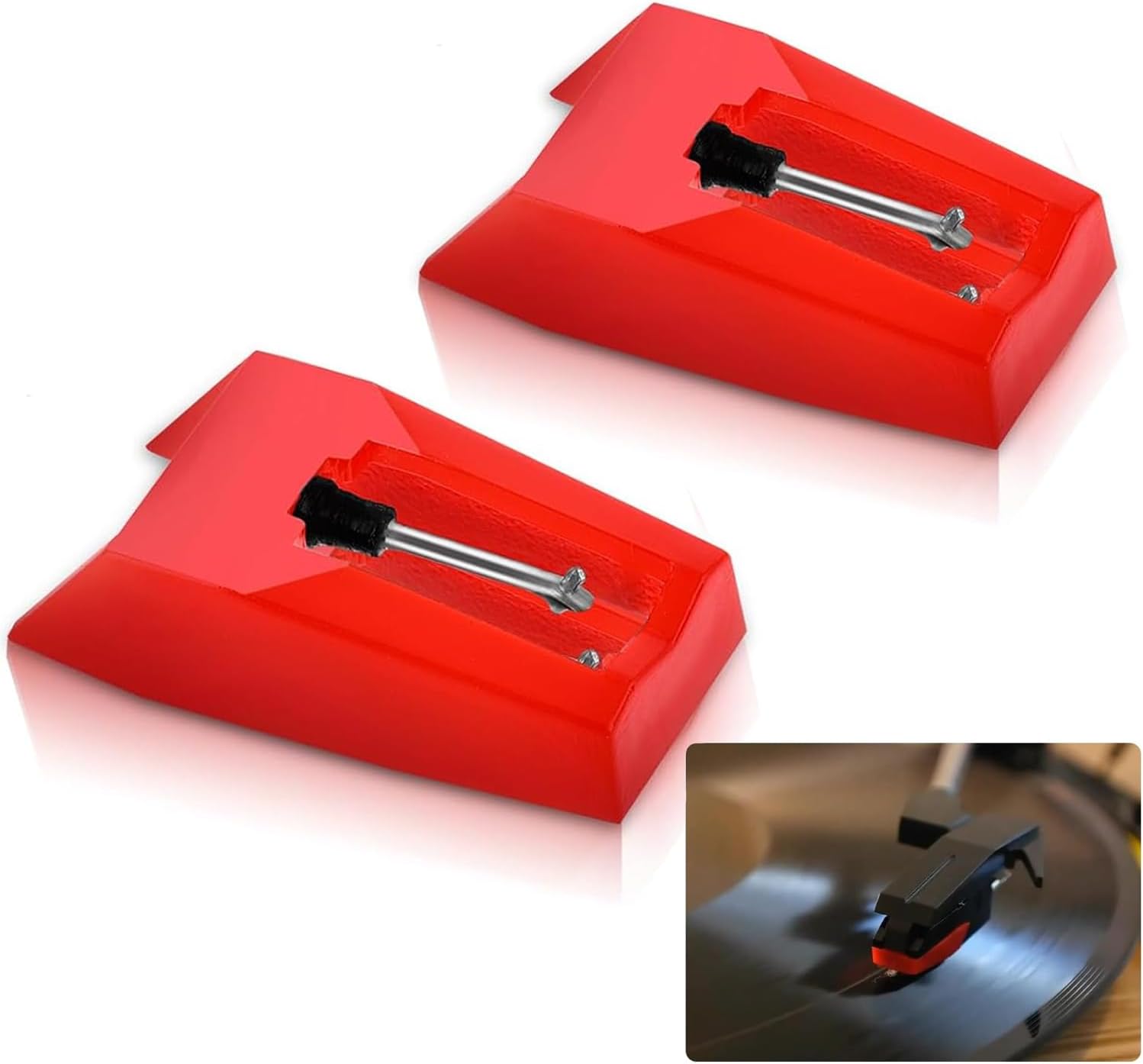 2 PCS Record Player Needle Stylus for Record Player, Record Player ...