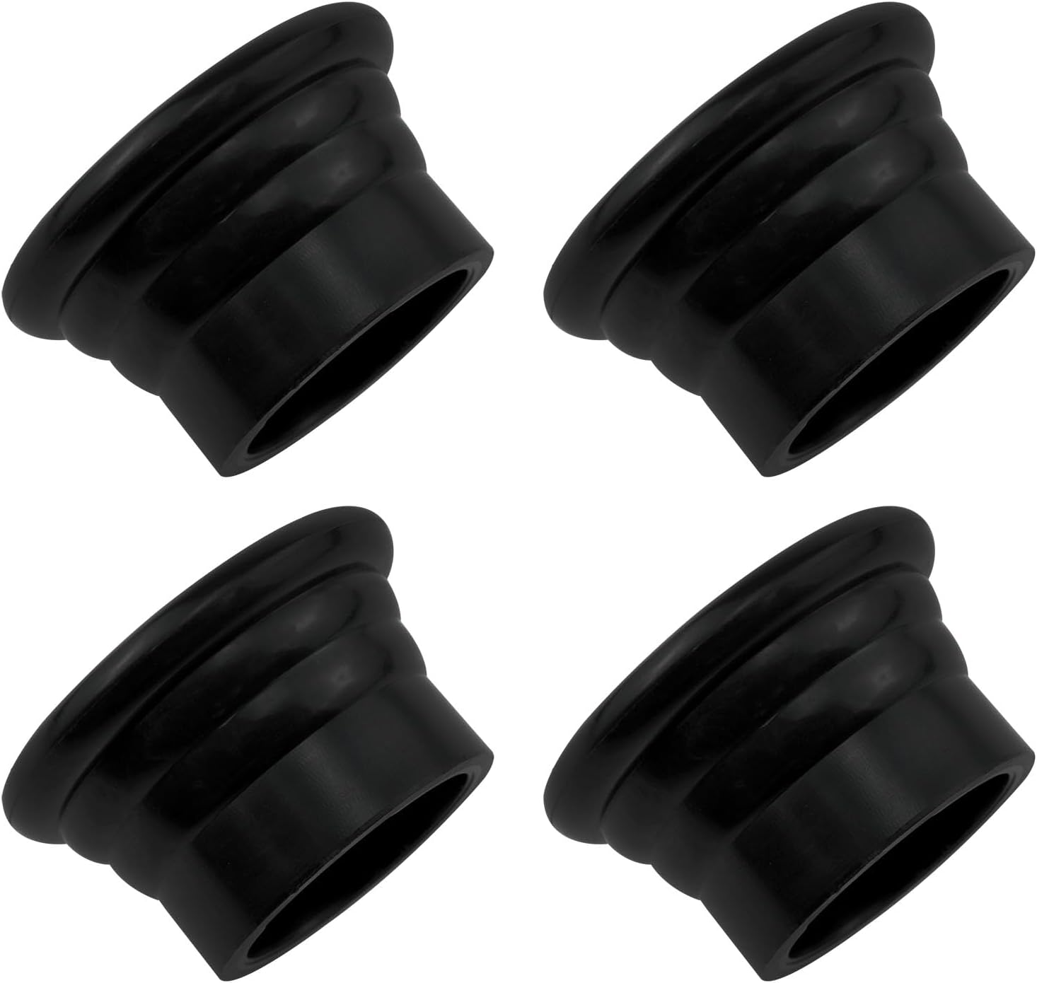 Amazon.com: Yocimango-Rugged Curtain Rod Cap/Black Plastic Curtain Pole ...
