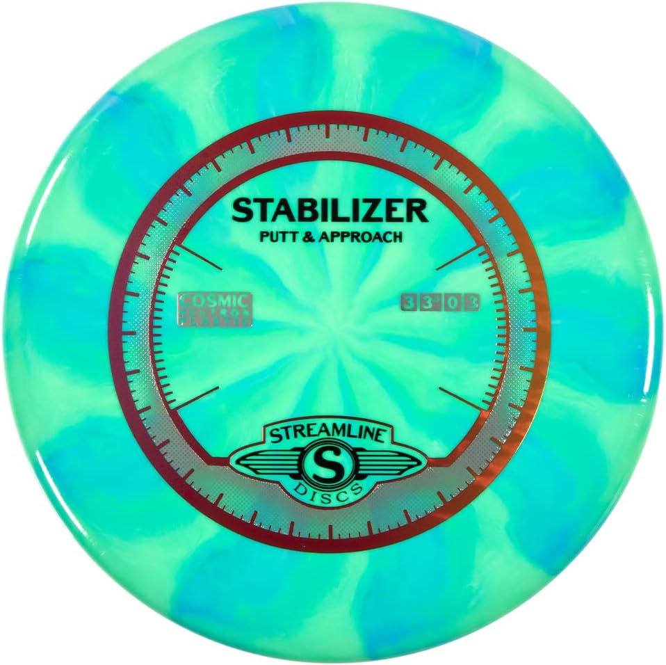 Amazon.com: Streamline Discs Cosmic Neutron Stabilizer Disc Golf Putter (165-170g / Colors May ...