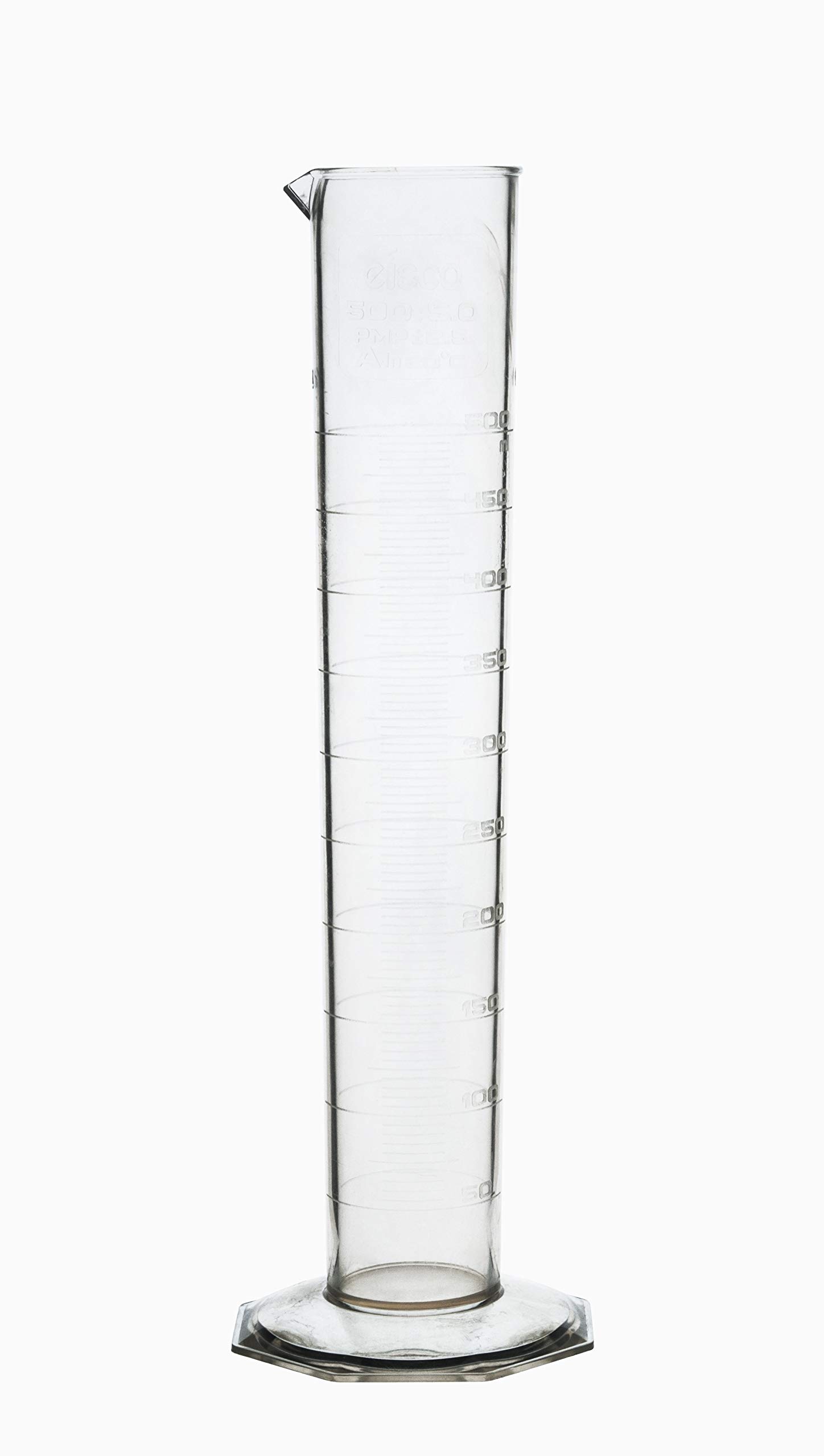 Buy Graduated Cylinder, 500mL - Class B Tolerance - Octagonal Base ...
