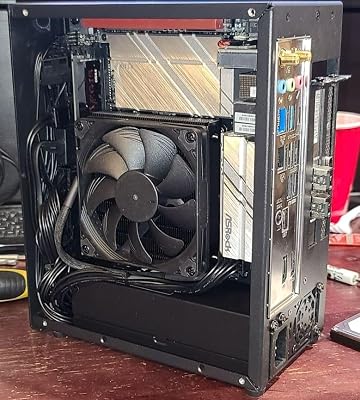 Aluminum Mini ITX Case with PCIe Riser, JOYJOM Mini India | Ubuy