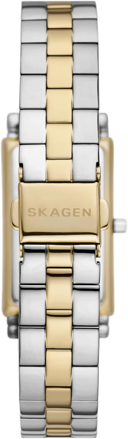 Skagen Hagen Rectangular Case Women's Watch with Stainless Steel ...