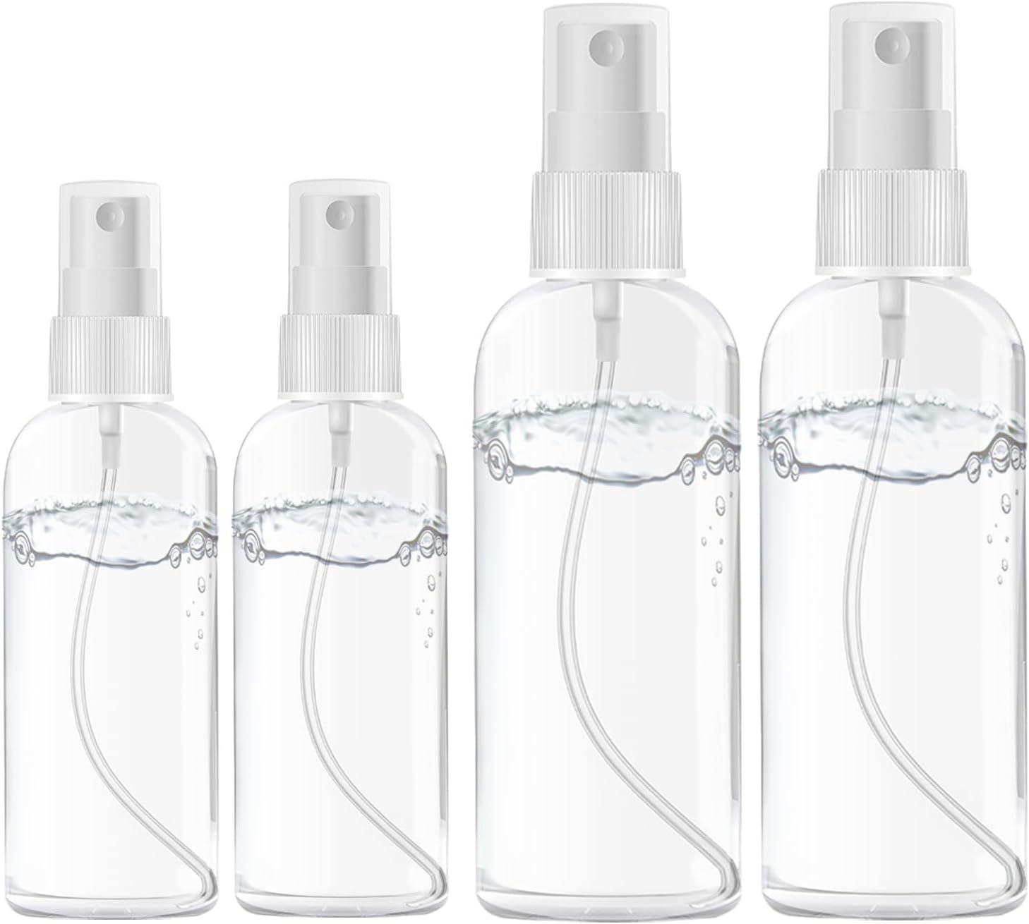 Amazon.com: 4 Pack Small Spray Bottle for Travel Size 2/4oz, Clear ...