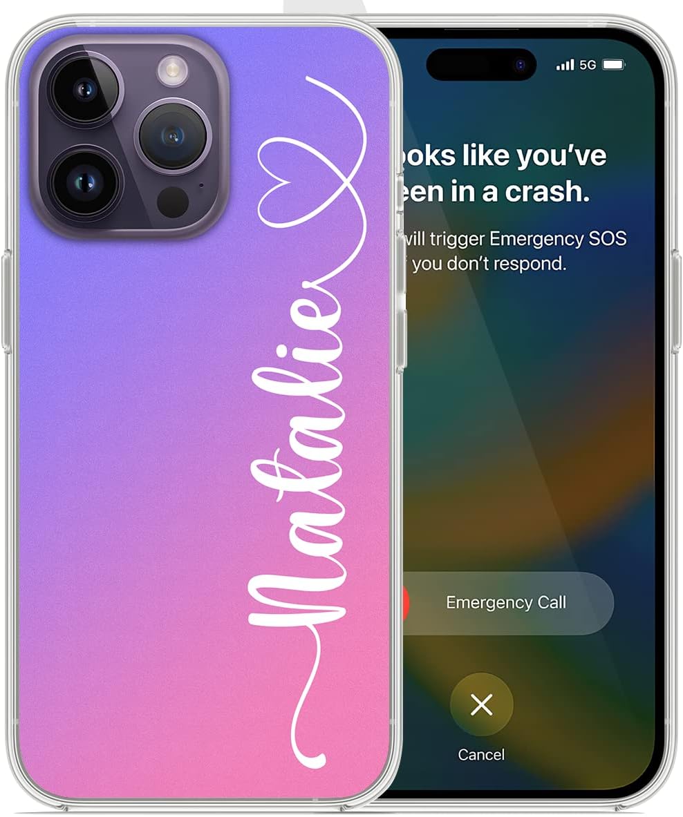 Amazon.com: BOSTEPY Custom Case for iPhone 15 14 13 12 Pro Max 11 Mini ...