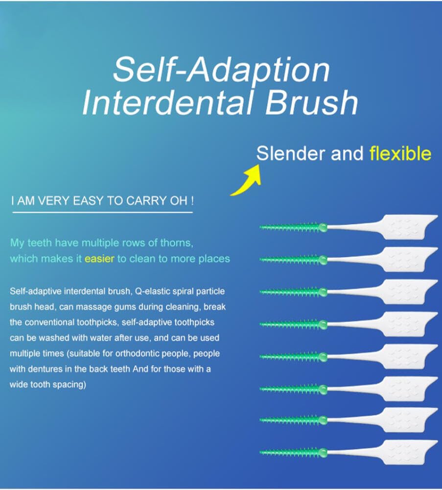 300PCS Soft Toothpick, Dental Toothpicks Brush Between Teeth ...