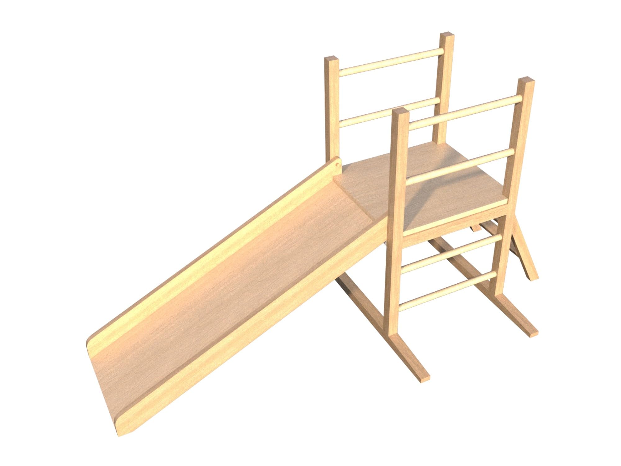 Amazon.com: DIY Indoor/Outdoor Wooden Slide Plans - Craft Your ...