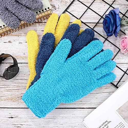 Amazon.com: 4 Pairs Microfiber Auto Dusting Cleaning Mittens Gloves ...