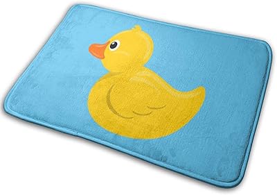 Amazon.com: Cute Little Duck Bath Rugs Absorbent Non Slip Door Mats ...