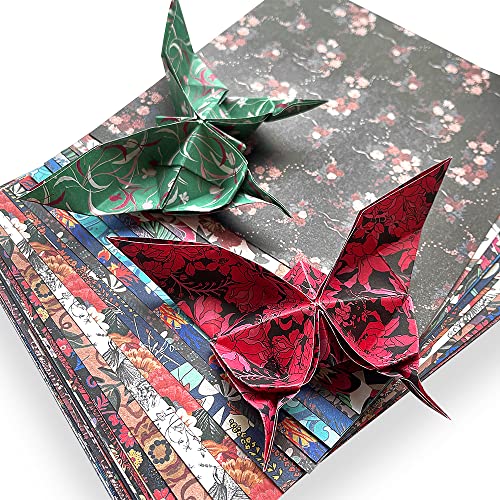 Snapklik.com : Origami Paper Kit Double Sided 100 Sheets 10 Colors 6 ...