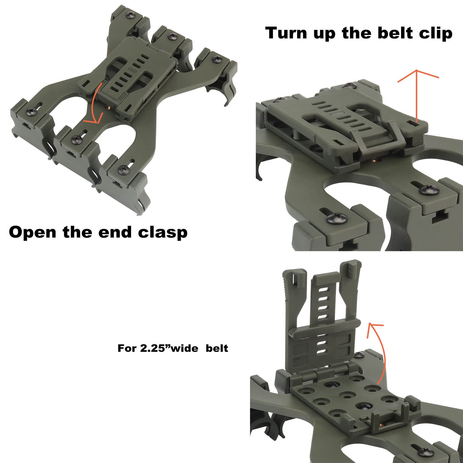 Snapklik.com : Adjustable Angle And Height Shotgun Shell Clip 4x3-12 ...