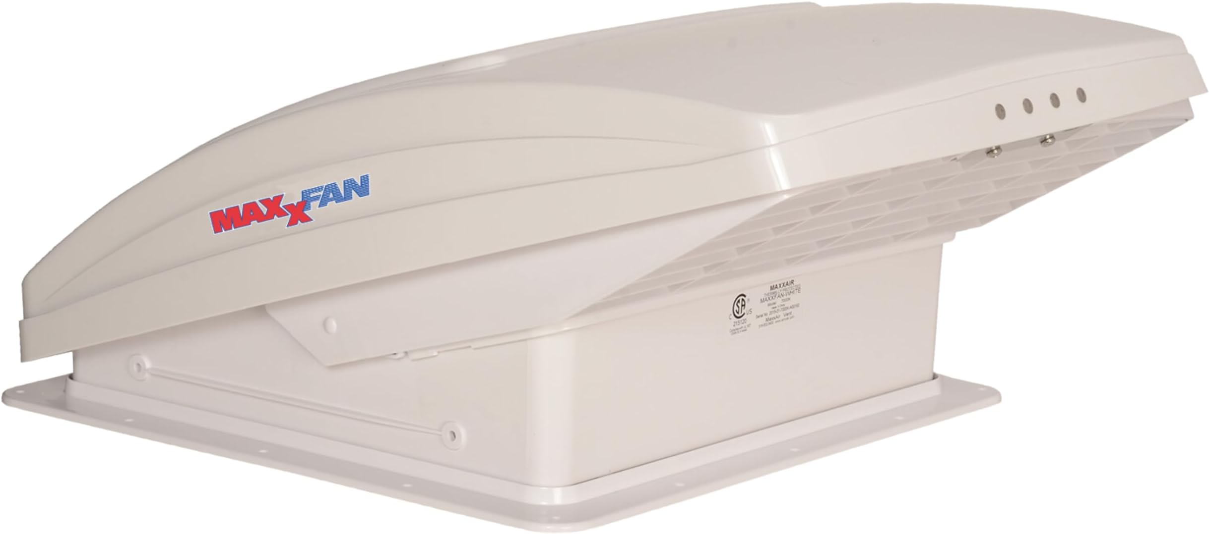 Amazon.com: MAXXAIR Maxxfan Deluxe - All-In-One RV Vent, Shield & Fan ...
