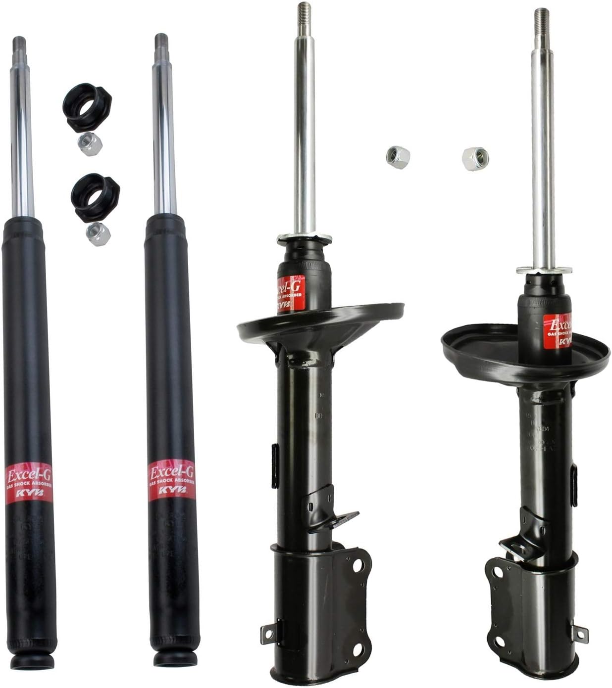 Amazon.com: Front & Rear Suspension Struts Kit For Toyota Corolla DLX ...