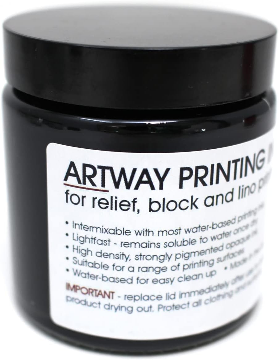 Artway Printing Ink 120ml – for Relief, Block and lino printmaking ...