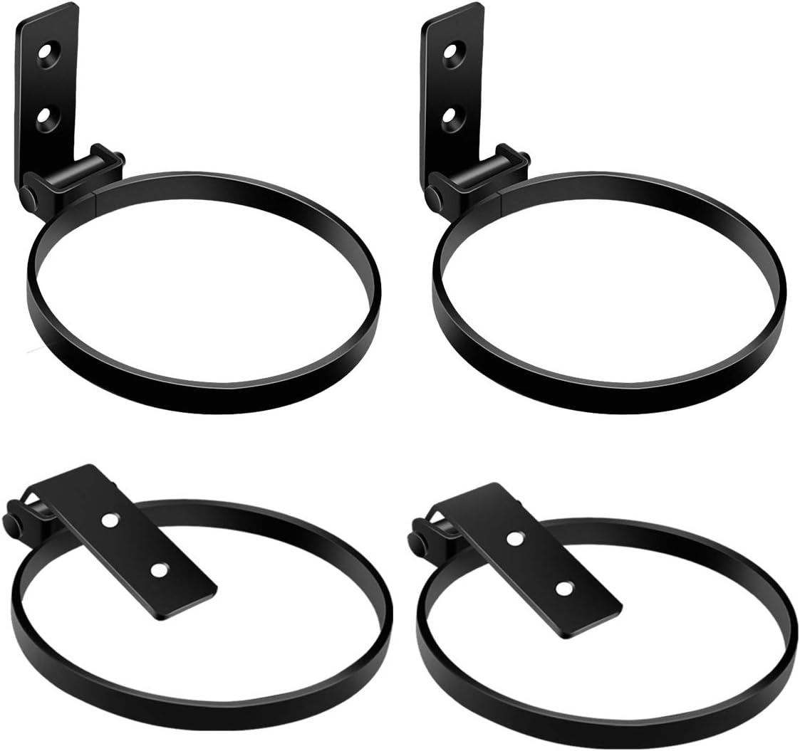 Amazon.com: Plant Holder Ring 6 Inch Flower Pot Mounting Ring Wall ...