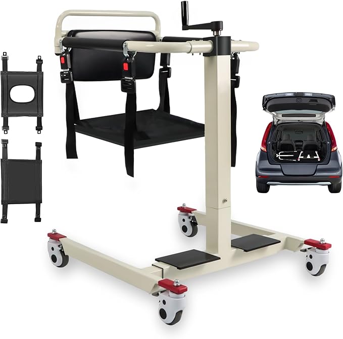 Amazon.com: LCDOCTOR Patient Lift Transfer Chair, Wheelchair Lift to ...
