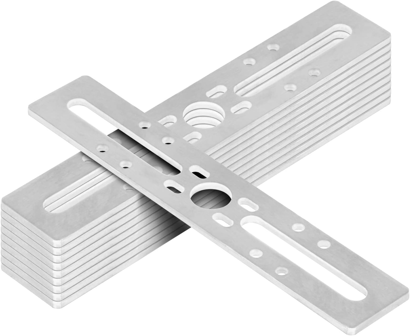 Amazon.com: 20Pcs Flat Straight Brace Brackets,4-1/4 Inch Stainless ...