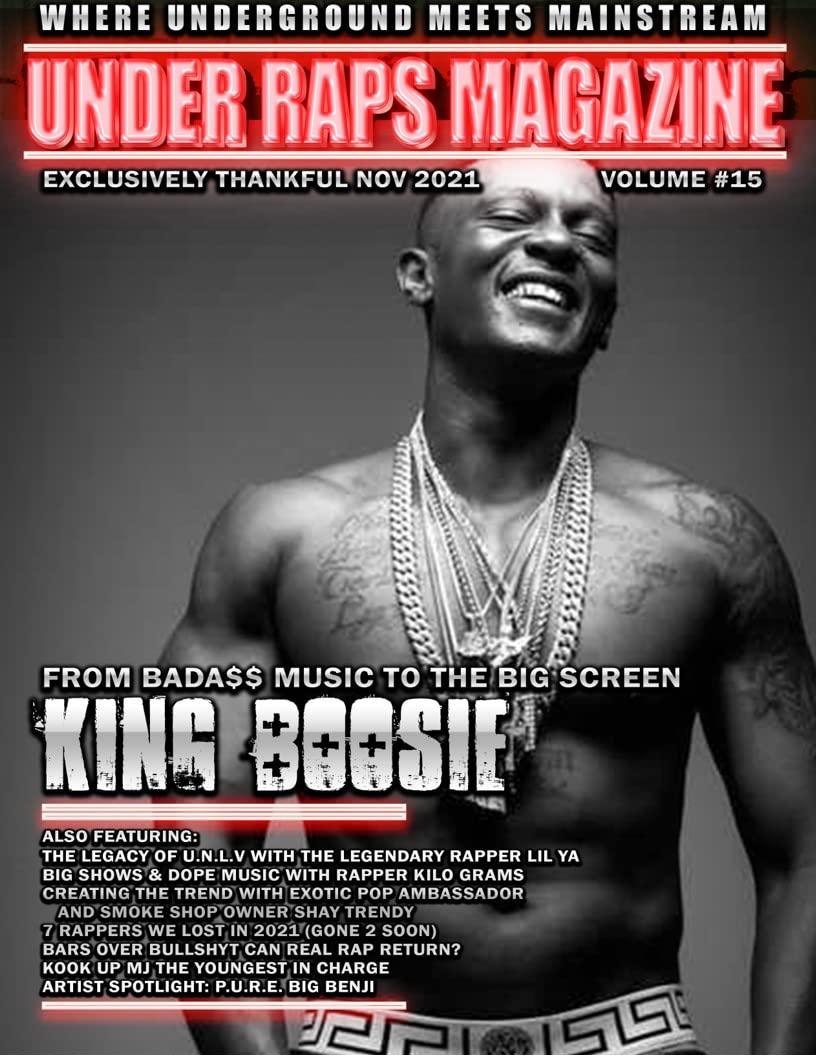 Amazon.com: UNDER RAPS MAGAZINE VOL.15 FEATURING KING BOOSIE FROM BADA ...