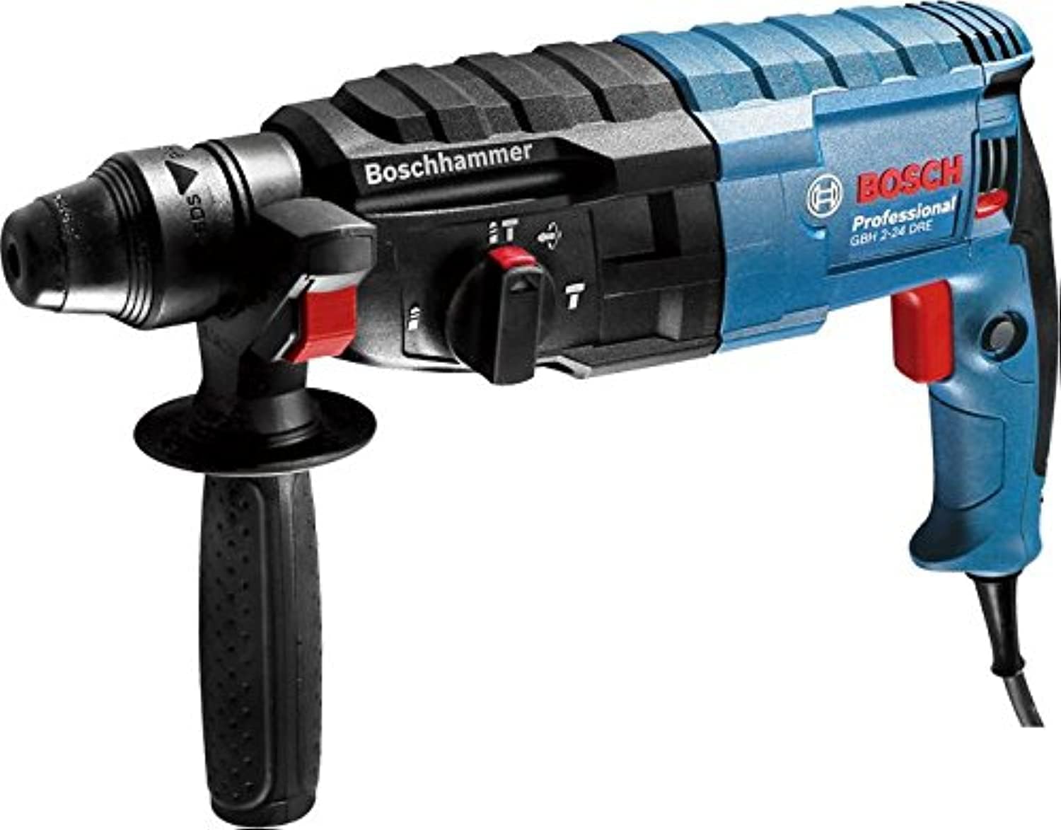 Bosch GBH 220 Corded Electric Rotary Hammer with SDS Plus, 720W, 2 J, 2 ...