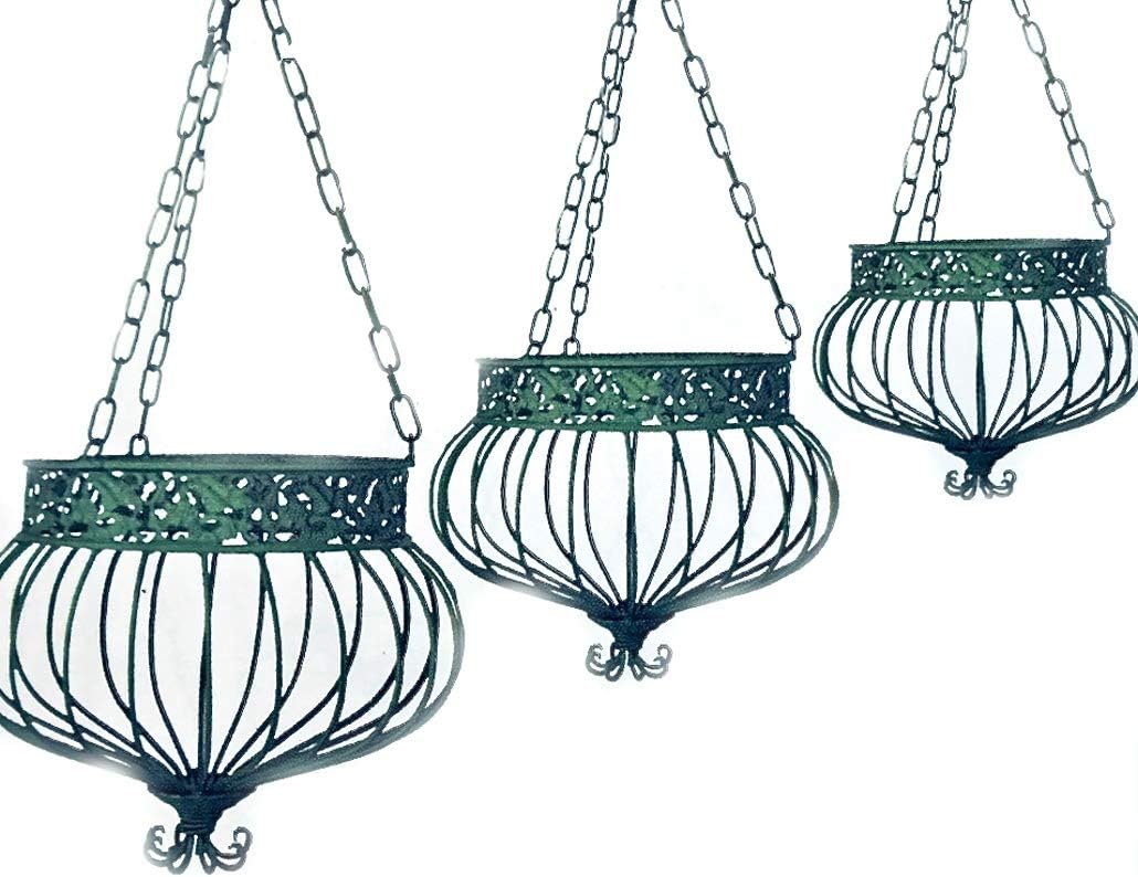 Wrought Iron Hanging Planters