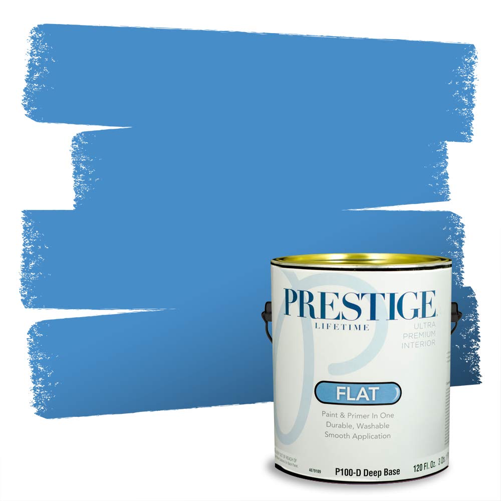 PRESTIGE Interior Paint and Primer in One, Blue Hyacinths, Flat, 1 ...