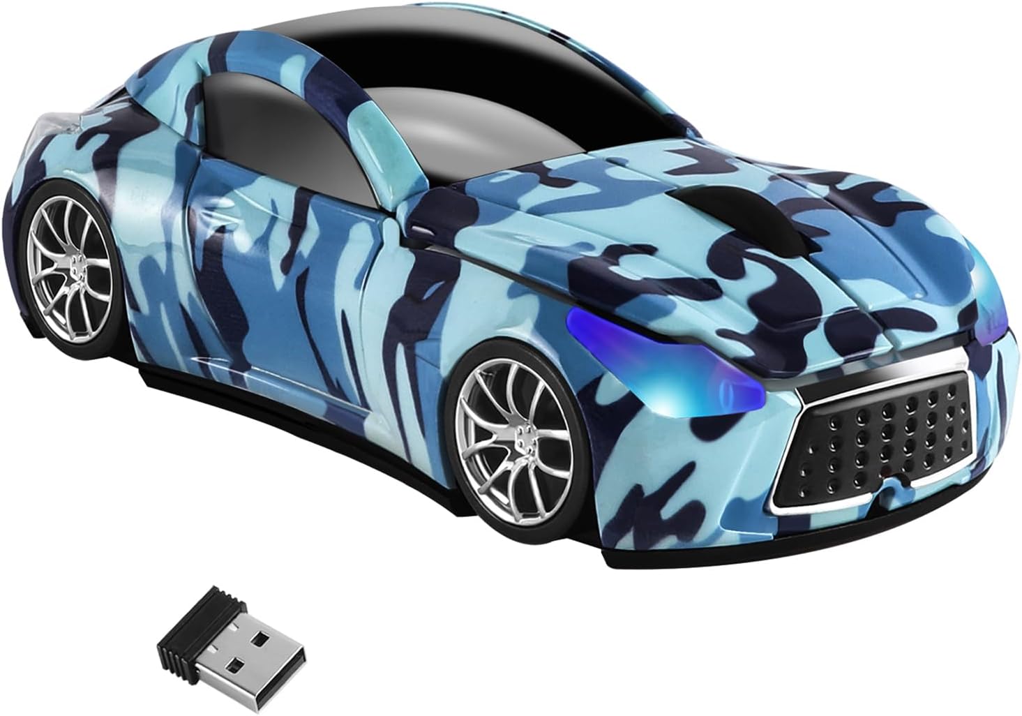 Amazon.com: Wireless Cool Sports Car Shape 2.4 GHz USB Mouse - 1600 DPI ...