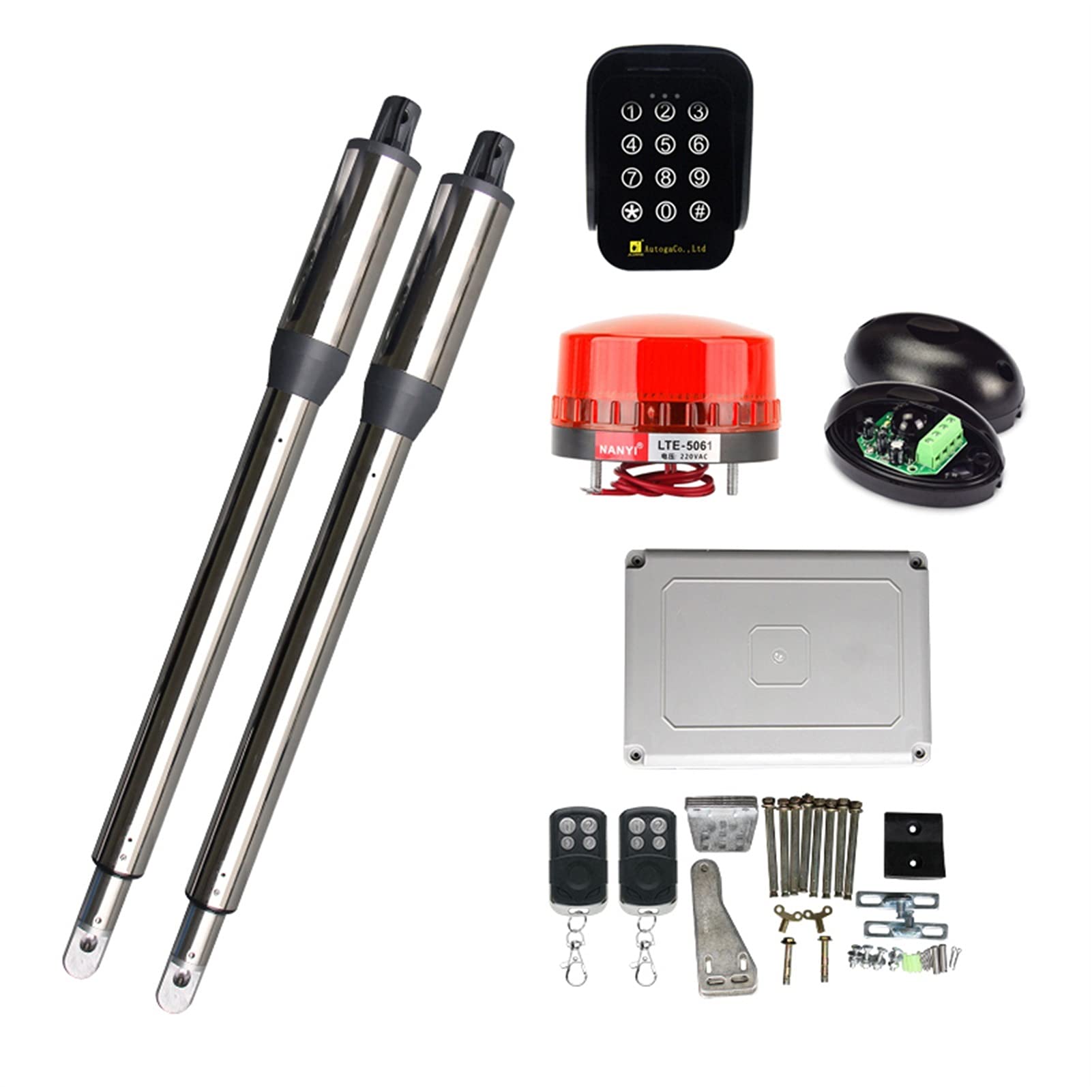 Buy Linear Actuator 300Kg Automatic Double Leaf Swing Gate Actuator ...