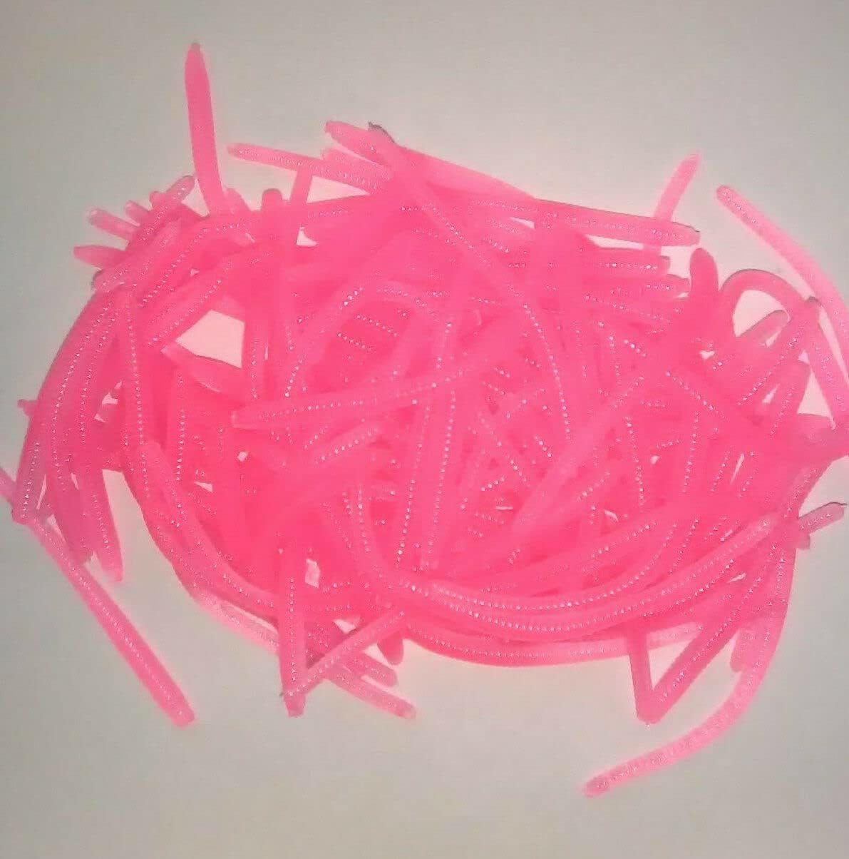 Amazon.com : Fishing baits 26 Pack of unscented 2 3/8" NEON Pink ...