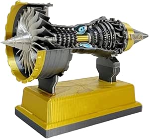Turbofan Engine Model,Realistic 3D Printed Turbo Jet Aircraft Engine ...