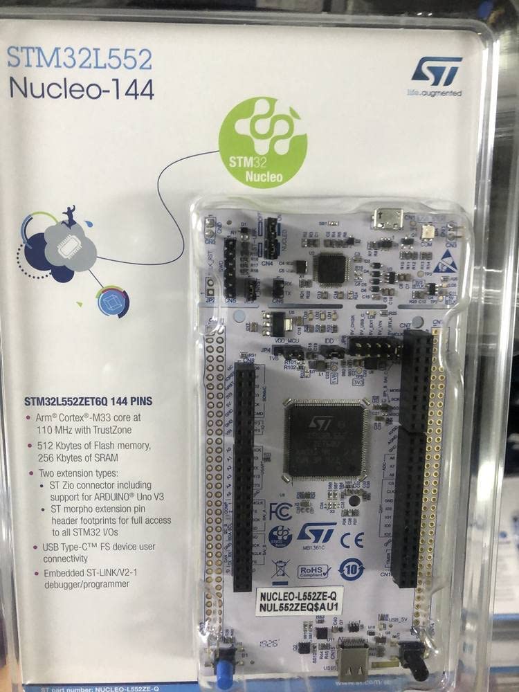 Jp Nucleo L552ze Q St Nucleo 144 Genuine Arm Discovery Kit With Stm32l552ze Mcu
