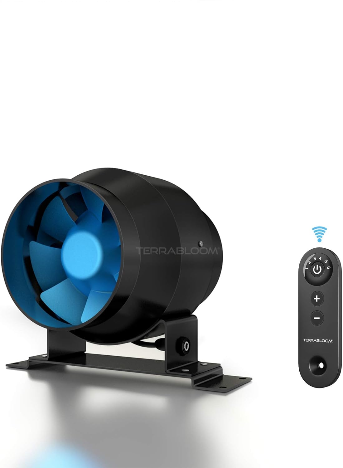 Amazon.com: TerraBloom ECMF-100-R, Quiet 4" Inline Duct Fan with ...