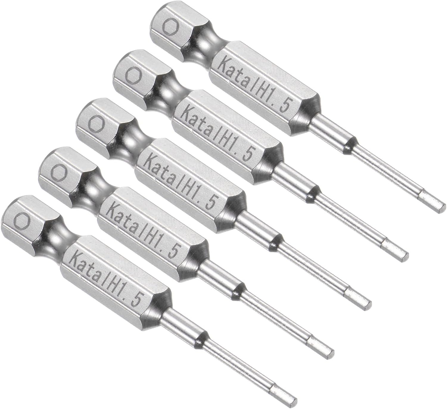 CoCud Magnetic Hexagon Bits, H1.5 Head 1/4" Hex Shank 2" Length, S2 ...