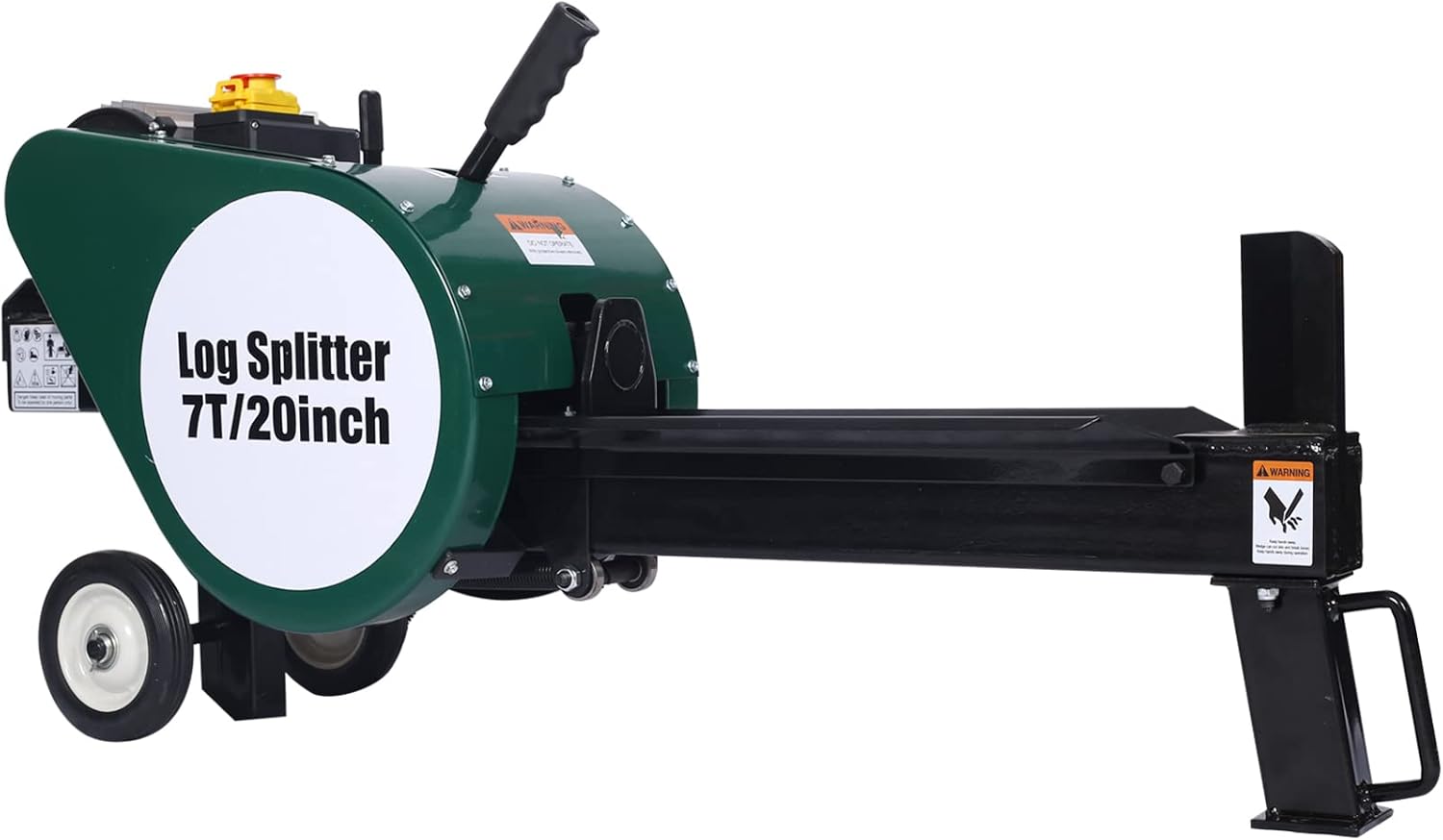 Amazon.com : Prohonbec Electric Log Splitter 7 Ton Double Flywheel ...