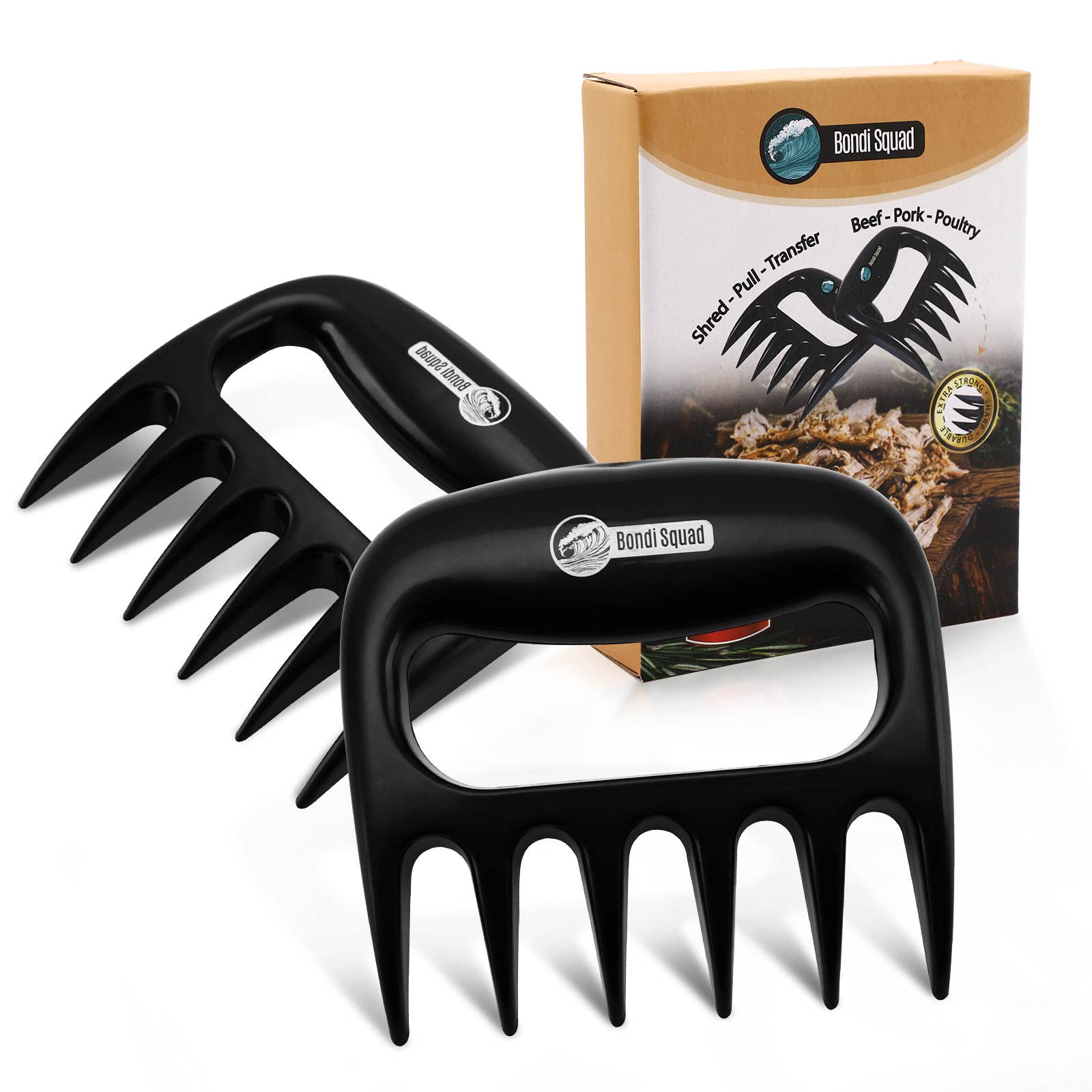 Meat Claws for Shredding Meat, Meat Shredder BBQ Claws for Barbecue ...