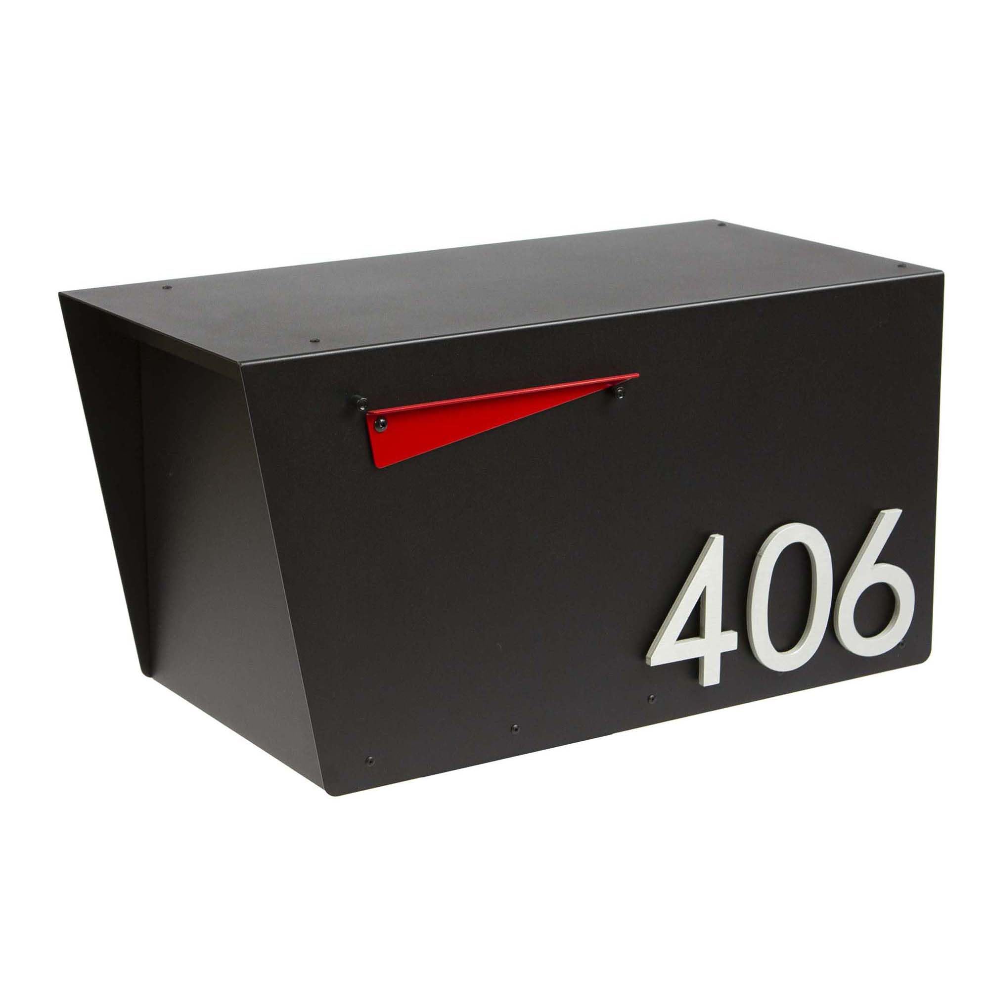 Amazon.com: Rusty Design Contemporary Post-Mounted Mailbox with ...