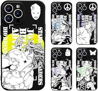 Amazon.co.jp: SvRite JoJo's Bizarre Adventure Mobile Phone Case ...