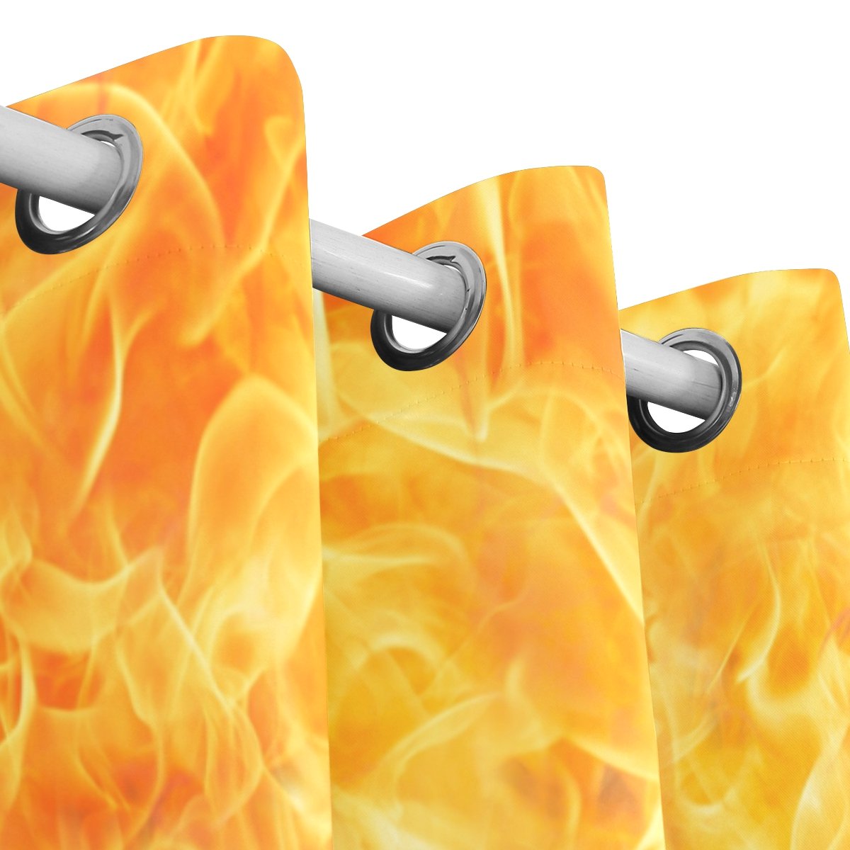 Fire Flame Curtains