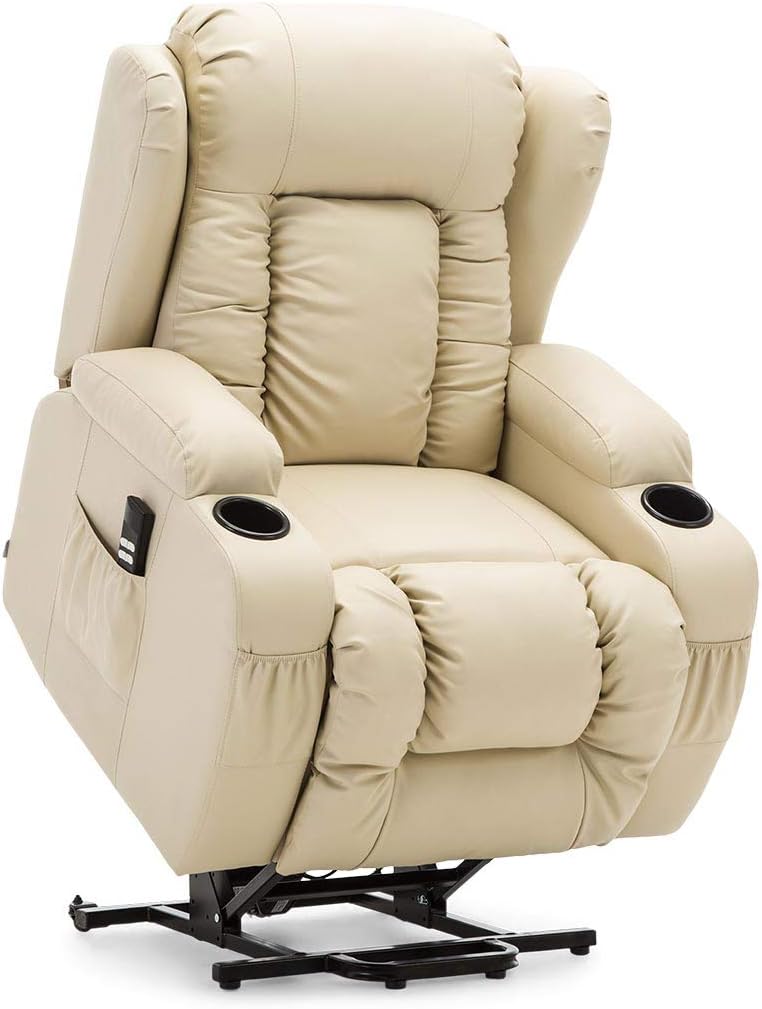 More4Homes CAESAR DUAL MOTOR ELECTRIC RISER RECLINER ARMCHAIR SOFA ...