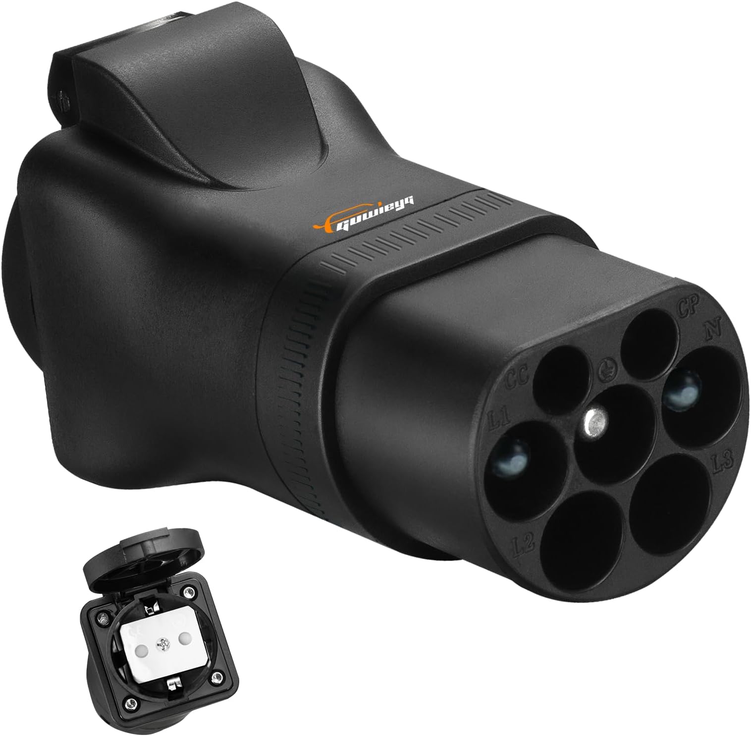 Elektroauto 16A Typ 2 Ladeseitenstecker auf Schuko-Buchse EV ...