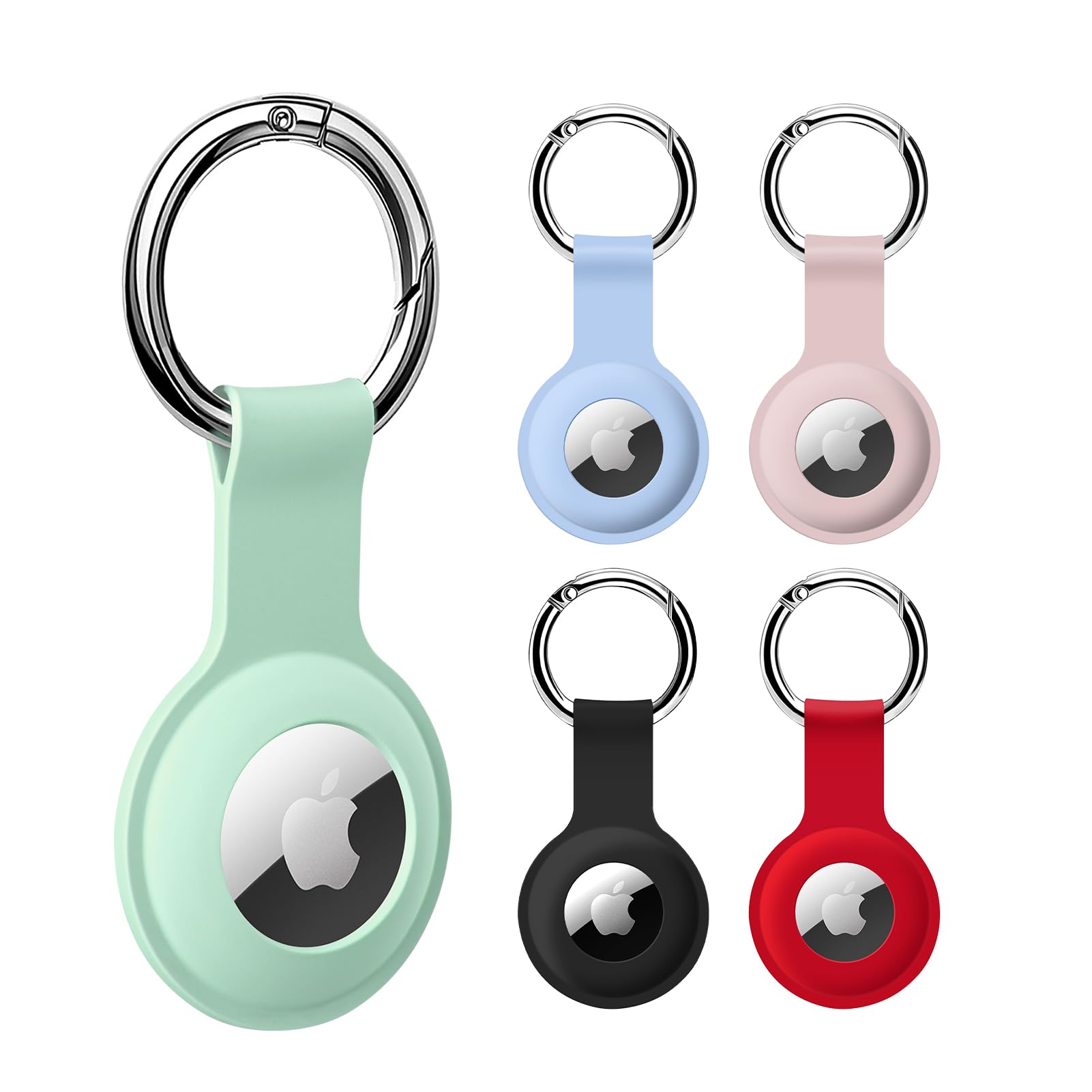 COLORCORAL [5-Pack] AirTag Holder Case- Silicone Case for AirTag ...