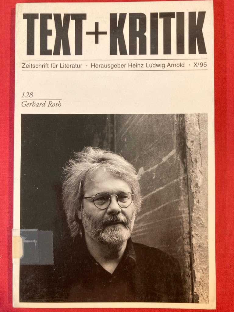 Amazon.com: Gerhard Roth (Text + Kritik): 9783883775036: Roth, Gerhard ...