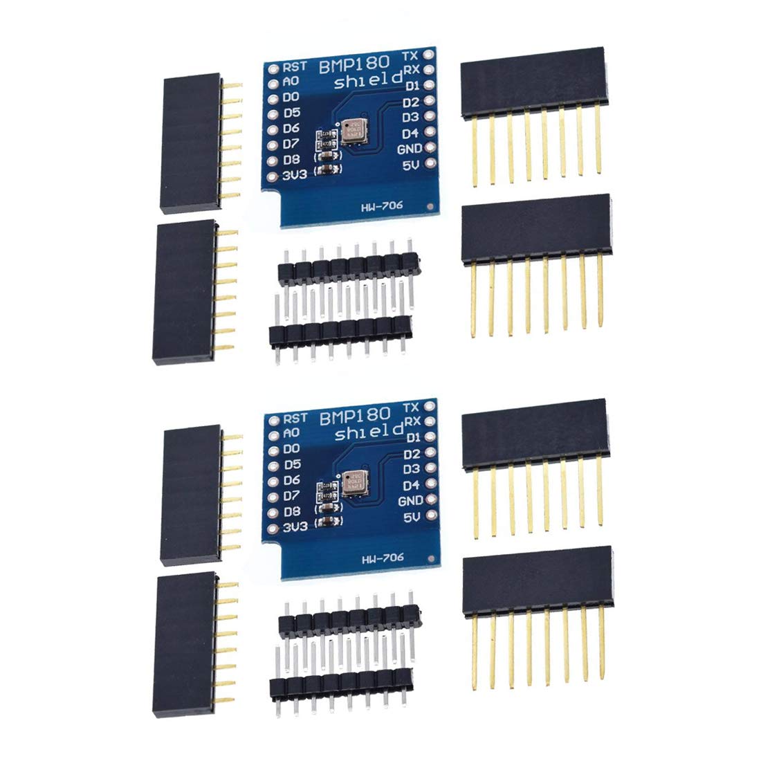 HiLetgo 2pcs BMP180 Digital Barometric Pressure Sensor Board for Wemos ...