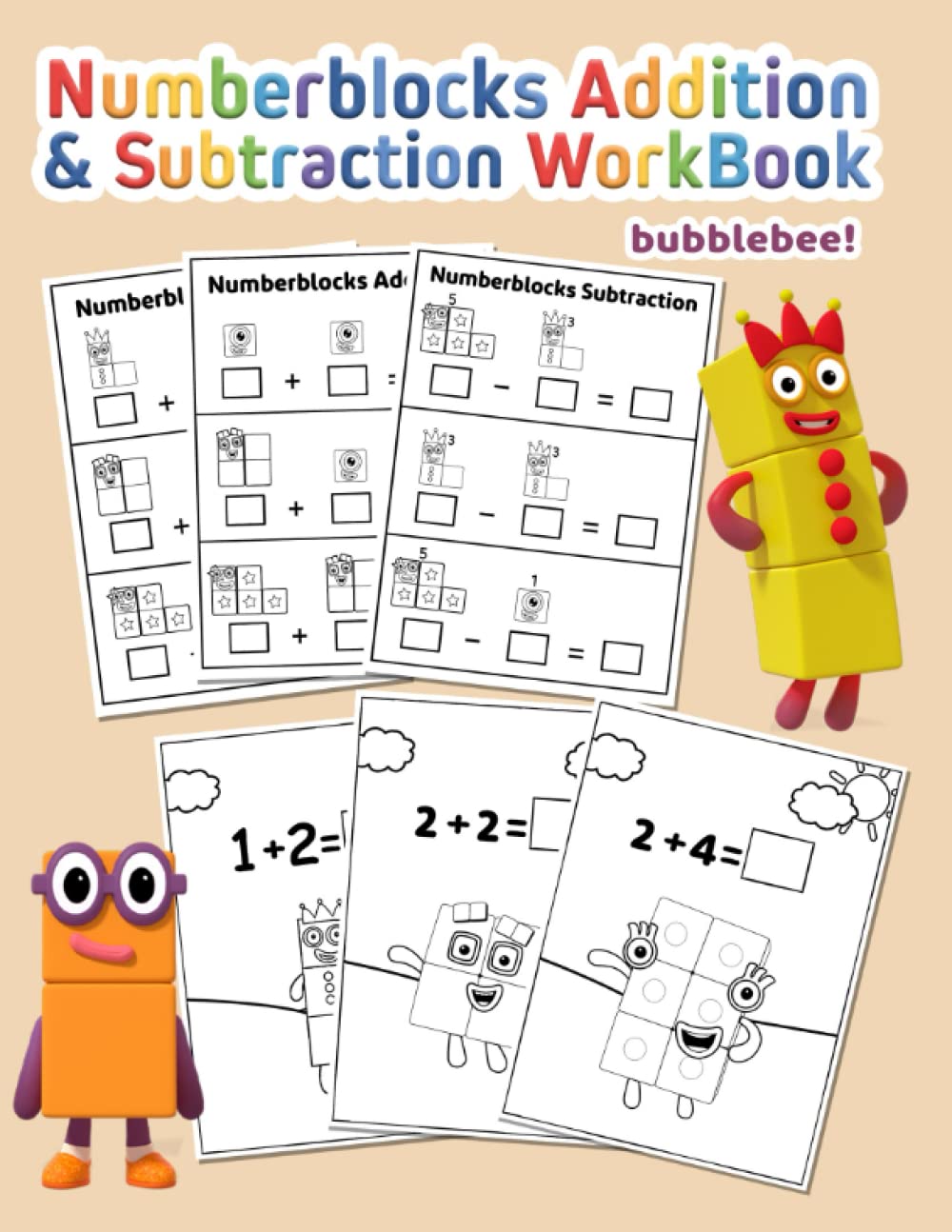 Buy Numberblocks Addition & Subtraction Workbook: Lots Of Eductional ...