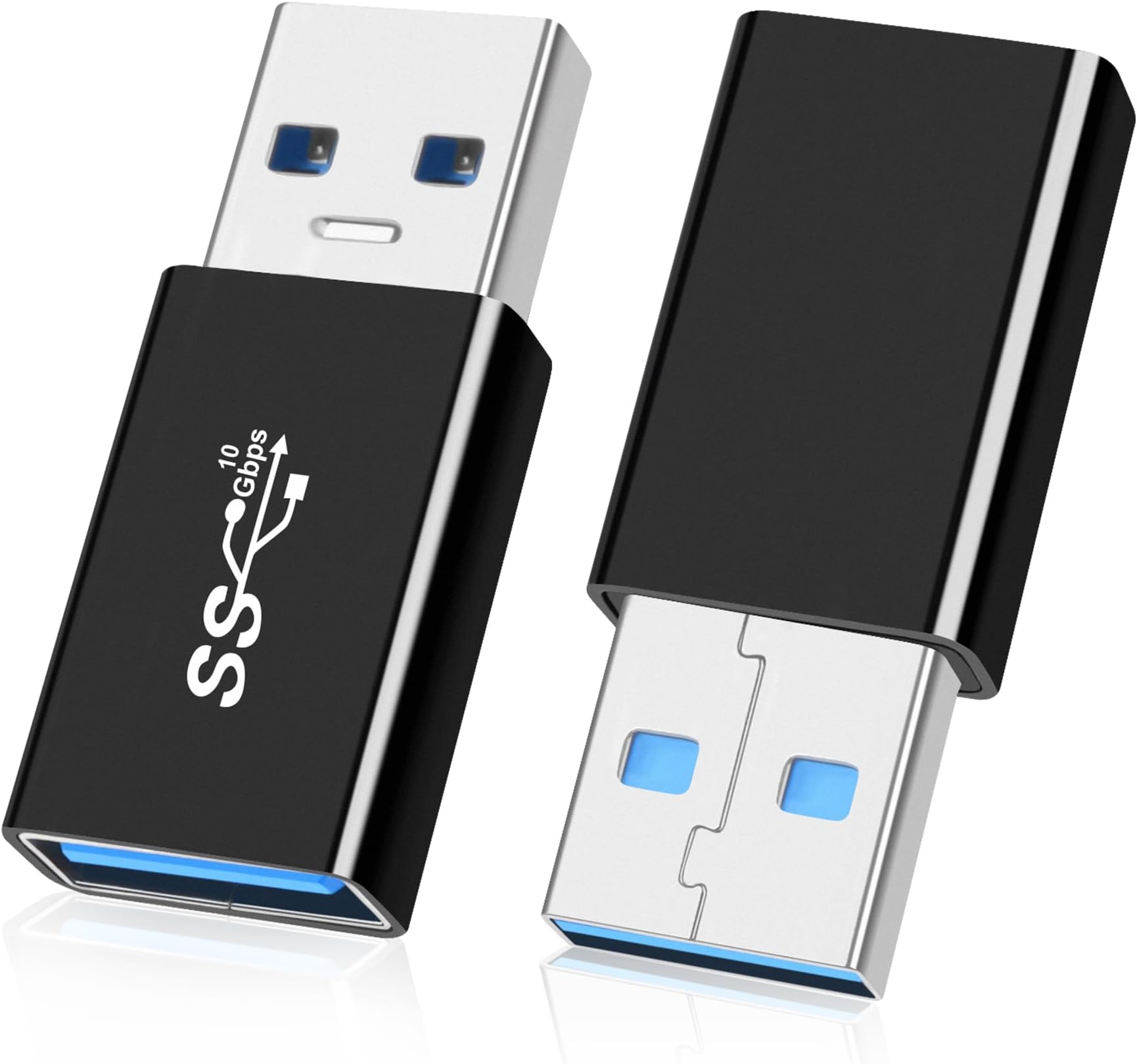 Amazon.com: AIYEEN USB 3.0 A Male to A Female Adapter (2 Pack), OTG 3.0 USB A to A Cable ...