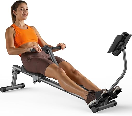 Amazon.com : Niceday Hydraulic Rowing Machine - Foldable with 16-Level ...