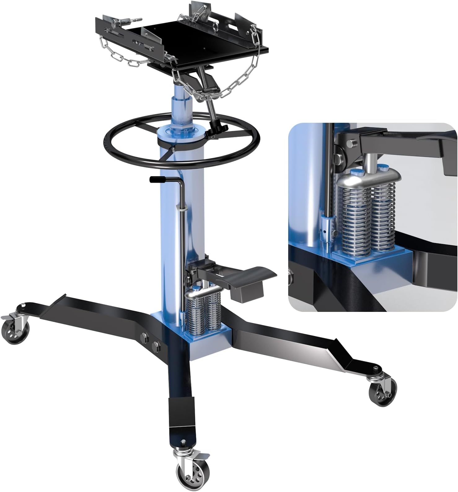 Amazon.com: OTC TJH10 1,000 LB. Capacity High-Lift Transmission Jack ...