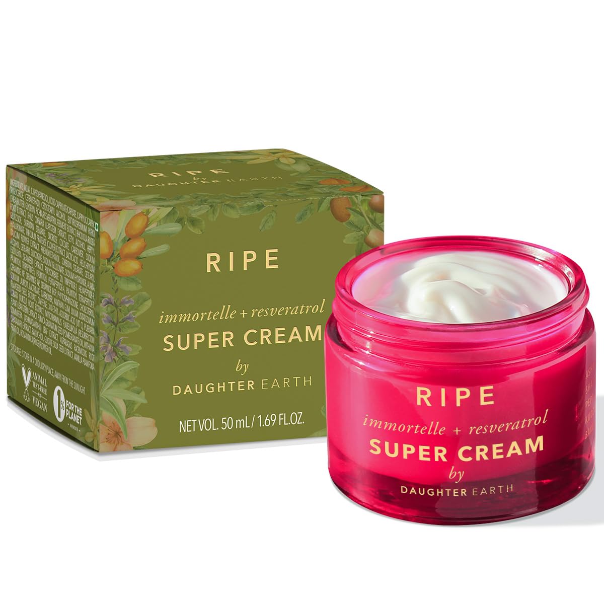 RIPE Super Cream Moisturiser Immortelle + Resveratrol For Menopause ...