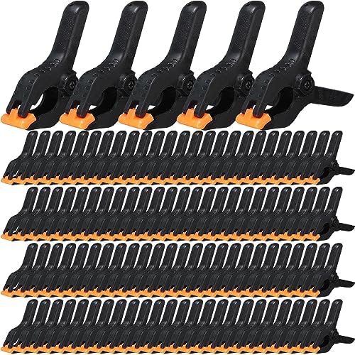 100 Pcs 3.5 Inch Small Spring Clamps Plastic Clamps Heavy Duty for ...