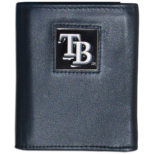 Tampa Bay Rays Deluxe Leather Tri-fold Wallet : Amazon.in: Sports ...